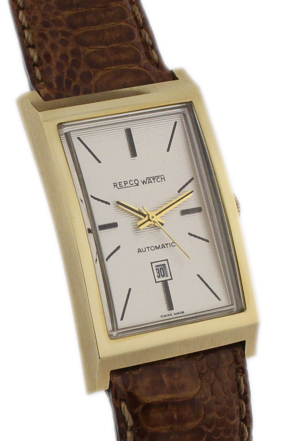 REPCO WATCH DOUBLÈ HERREN-AUTOMATIK-ARMBANDUHR -SCHWEIZ - ca. 60/70er ...