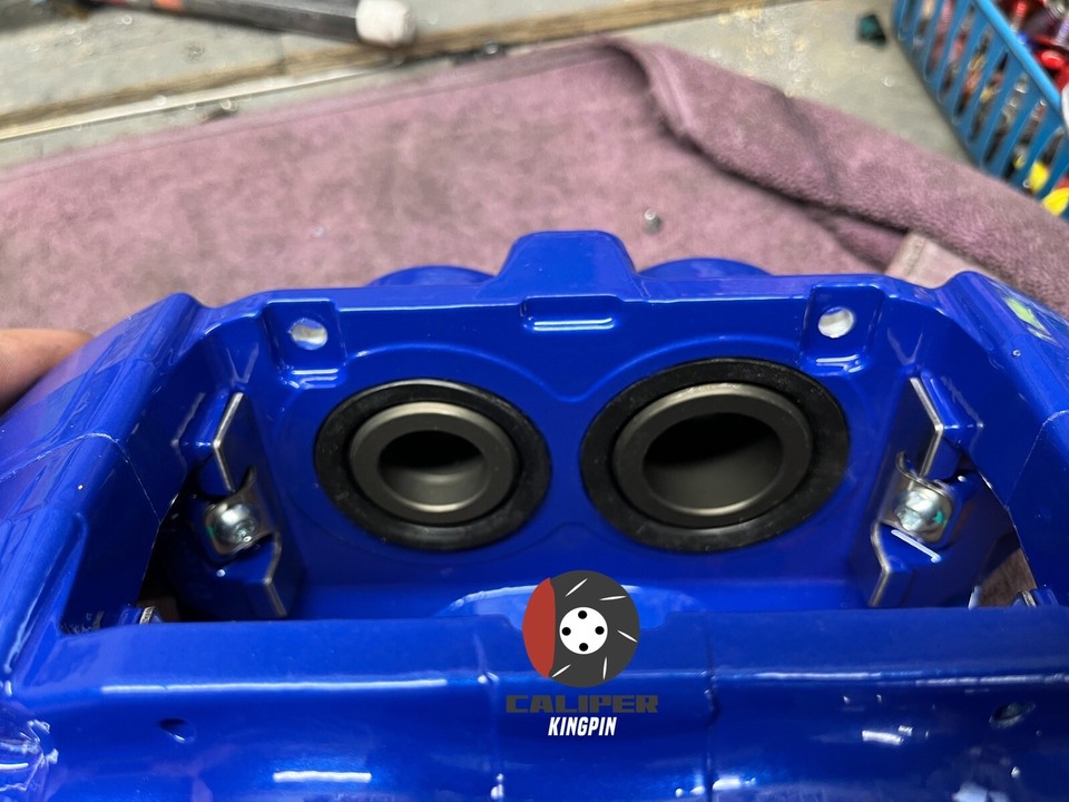 Subaru STi Front Rear Set Calipers 4 Piston Red Impreza WRX 08-17 ...