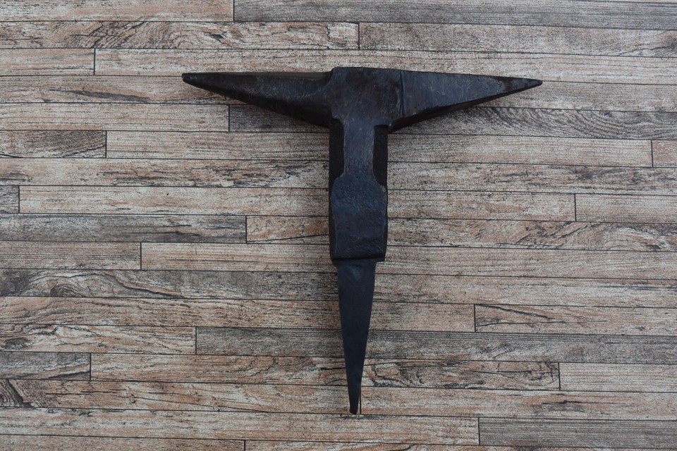 Vtg Hardy Steel Silversmith Blacksmith Tinsmith Beak Stake T Anvil Tool ...