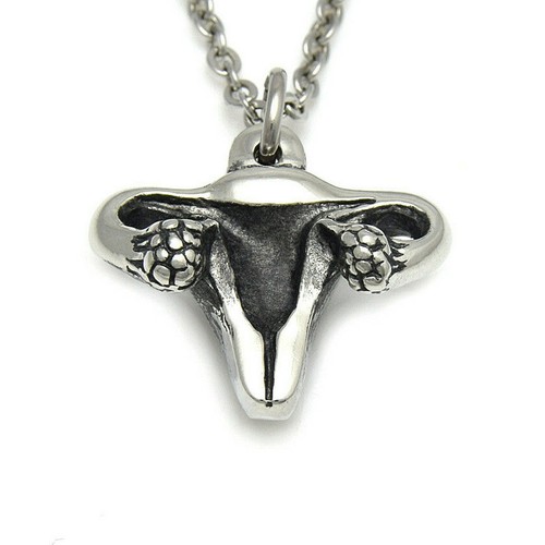 Uterus Necklace, Handmade Fertility Pendant Mother Jewelry Reproduction ...
