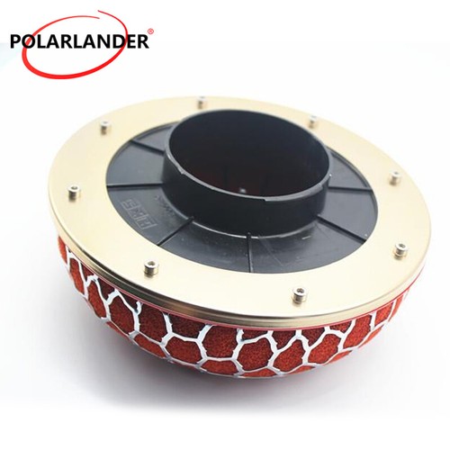 80mm Red Mushroom Air Intake Filter Washable Mesh High Flow Breather ...