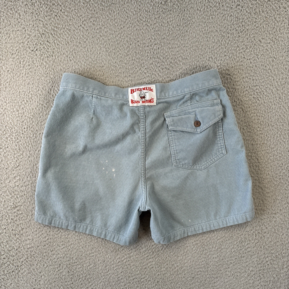 Birdwell Beach Britches Shorts Mens Size 30 Blue Corduroy Button Fly ...