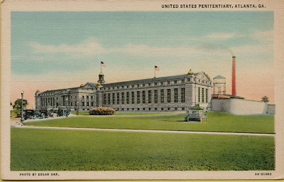 Exterior Front View United States Penitentiary Atlanta Georgia GA ...