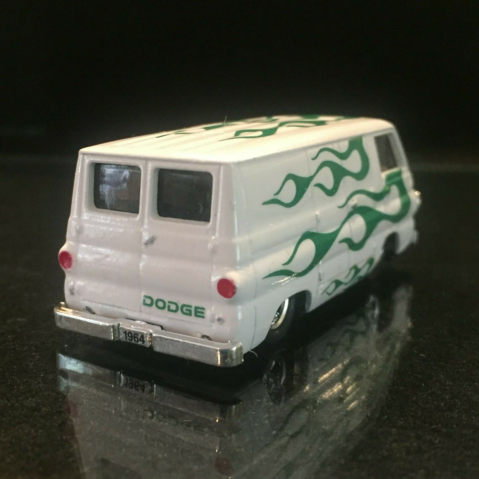 Clear 1:64 Waterslide Decal for 66 Dodge A100 Van Green Flames | eBay
