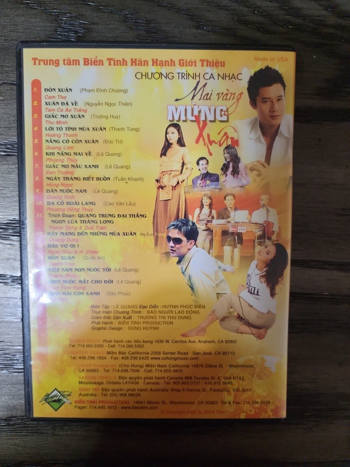 Mai Vang Mung Xian Vietnamese DVD Trung Tam | eBay