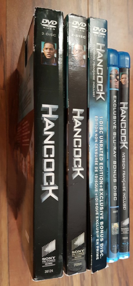 /31 Hancock Blu-ray DVD Bonus Disc & Slipcover Exclusive Lot ...