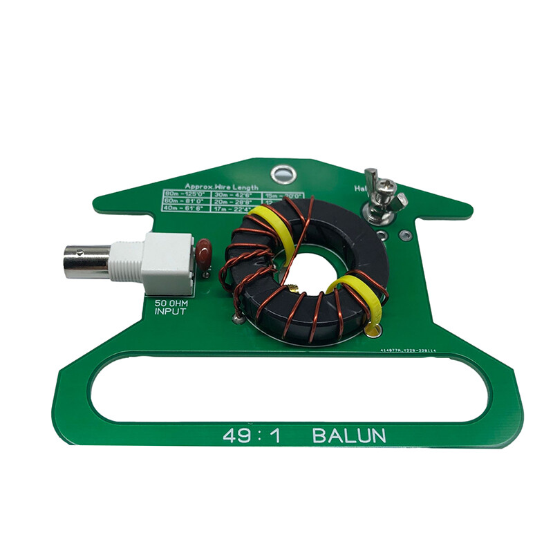 100W 49:1 Balun Unun Antenna Portable No Tune End Fed Half Wave Antenna ...