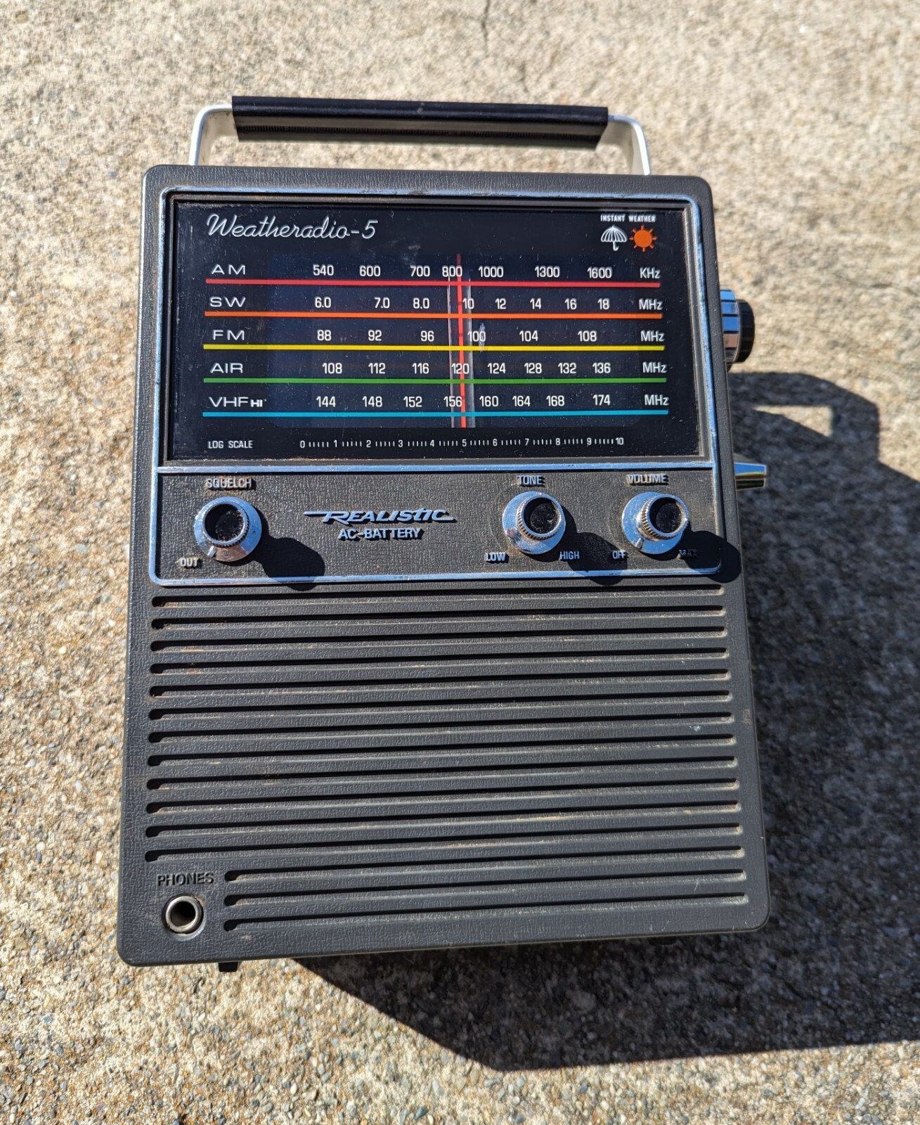 Radio Shack Realistic Weatheradio-5 Radio 12-755 | eBay