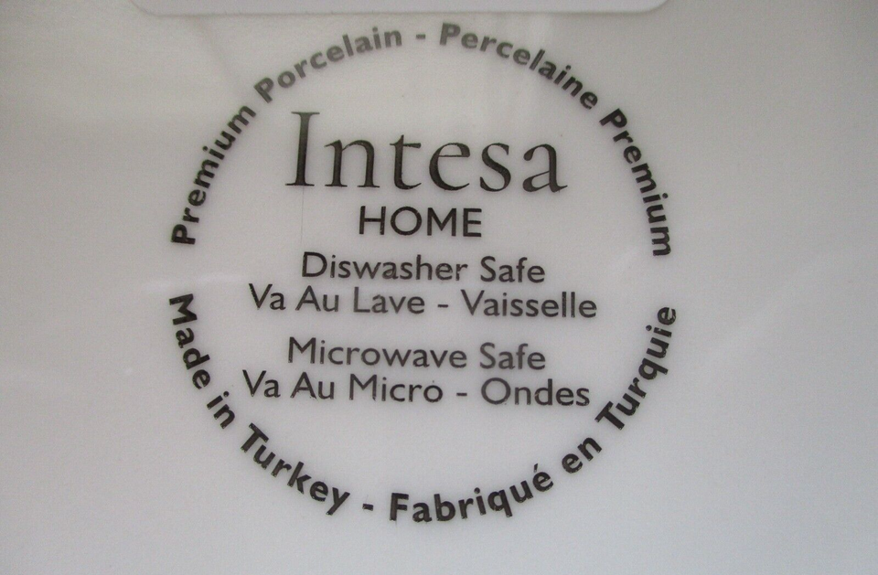 Intesa Blue Copper Gold Oval Appetizer Plate Serving Platter Marble ...