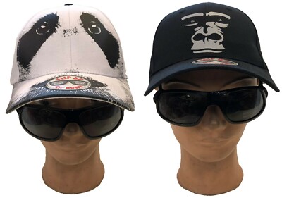 San Diego Zoo Gorilla Face Baseball Cap Hat with Flip Up Flip Down ...