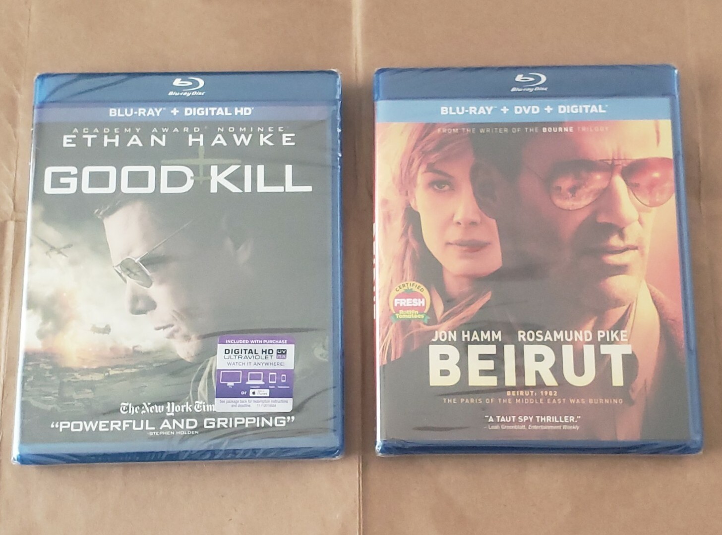 NEW Blu-ray GOOD KILL (2015) & BEIRUT (2017) DVD Movie LOT 32429229168 ...