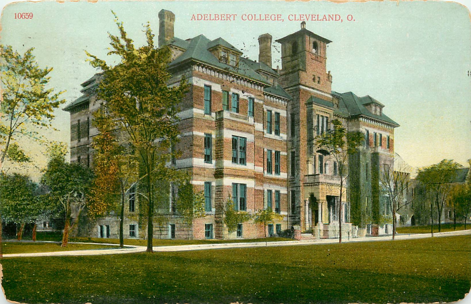 Ohio, OH, Cleveland, Adelbert College 1909 Postcard | eBay