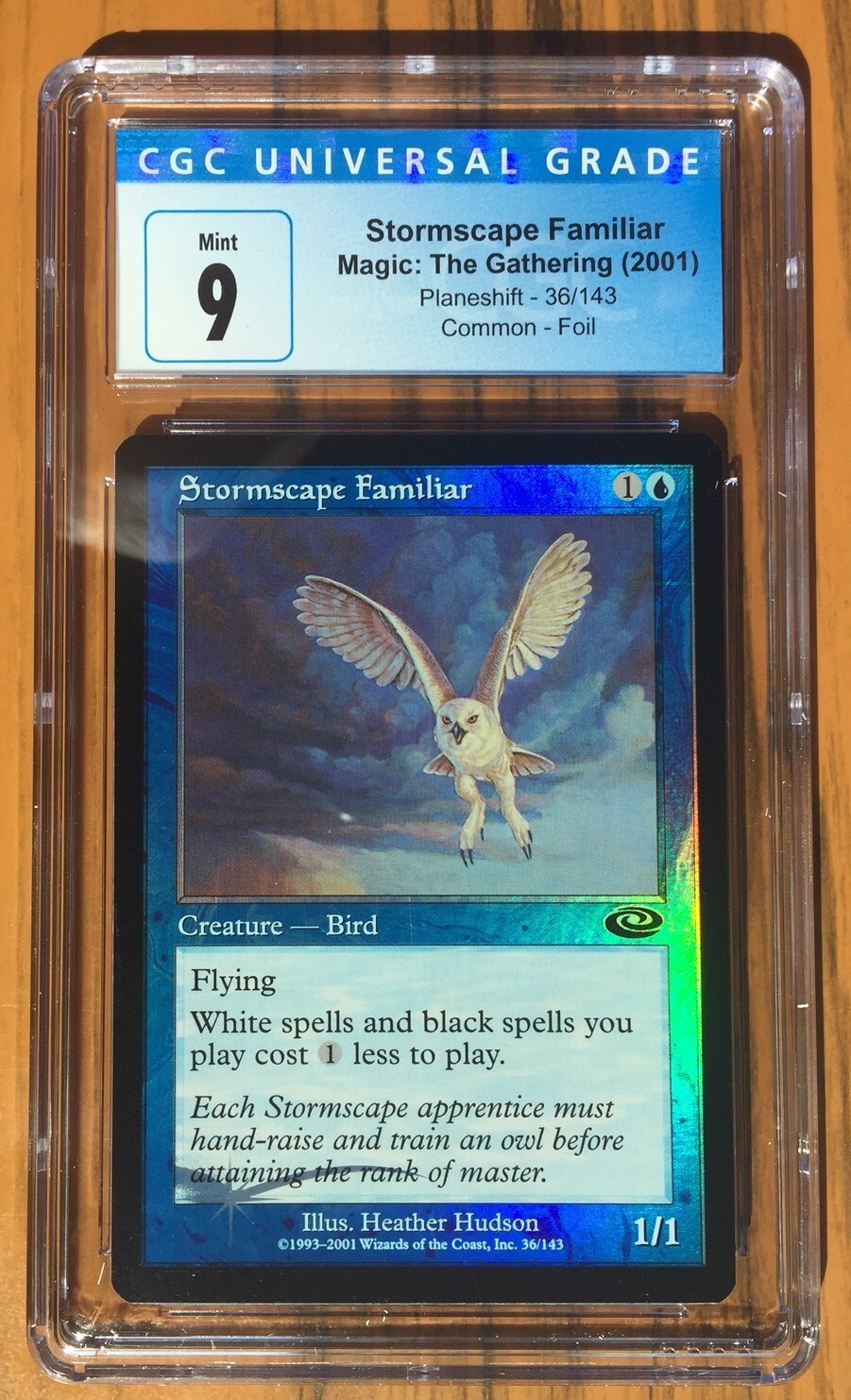 Stormscape Familiar Planeshift MtG CGC 9 2001 FOIL 36/143 | eBay