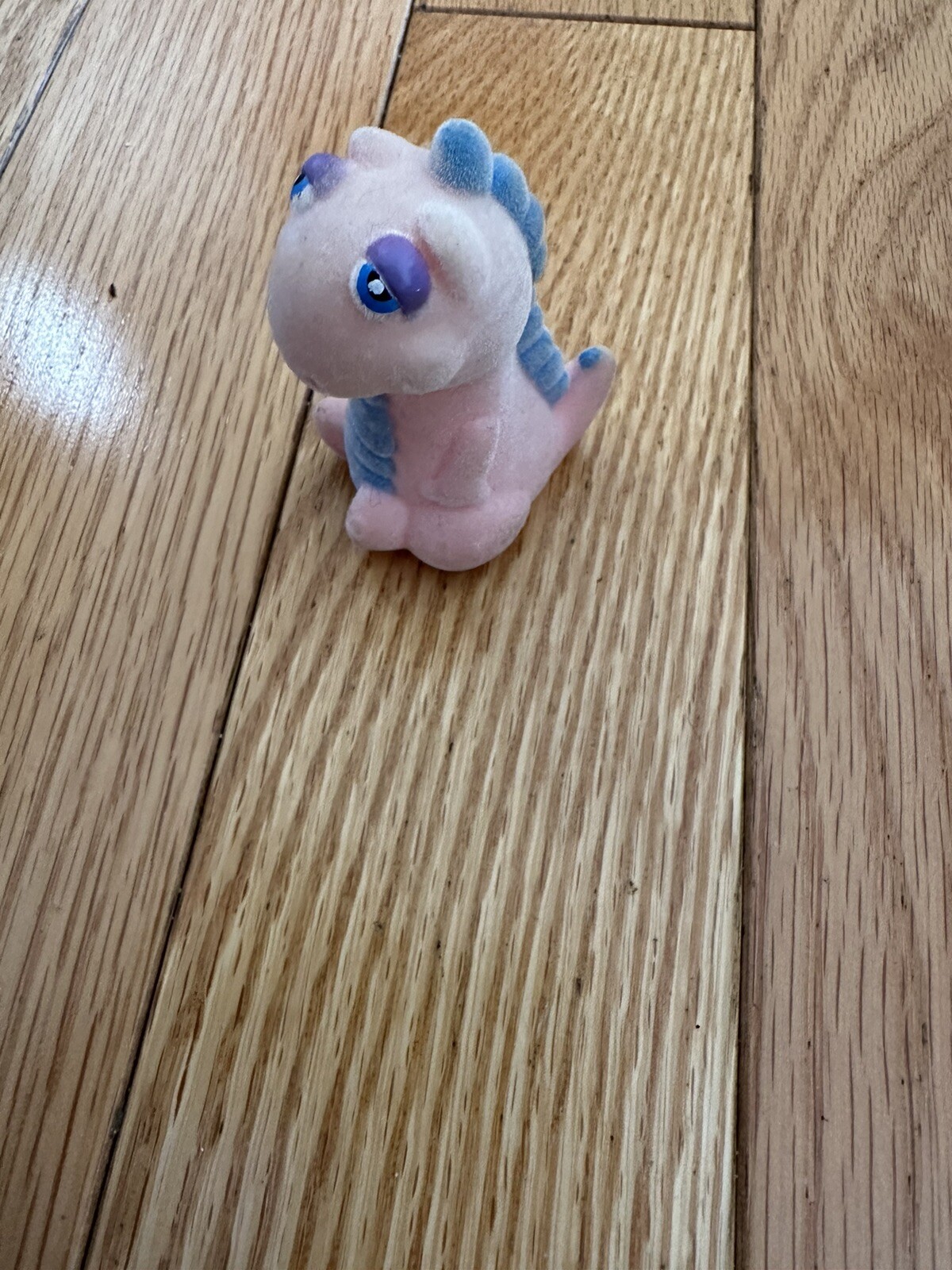 Vintage Furry Fossils Dinosaur Toy Figure Baby Saur Flocked 1980s Dino ...