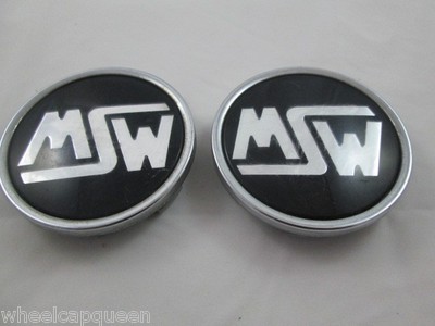 MSW SILVER CUSTOM WHEEL CENTER CAPS* #PC56 (set of two) | eBay