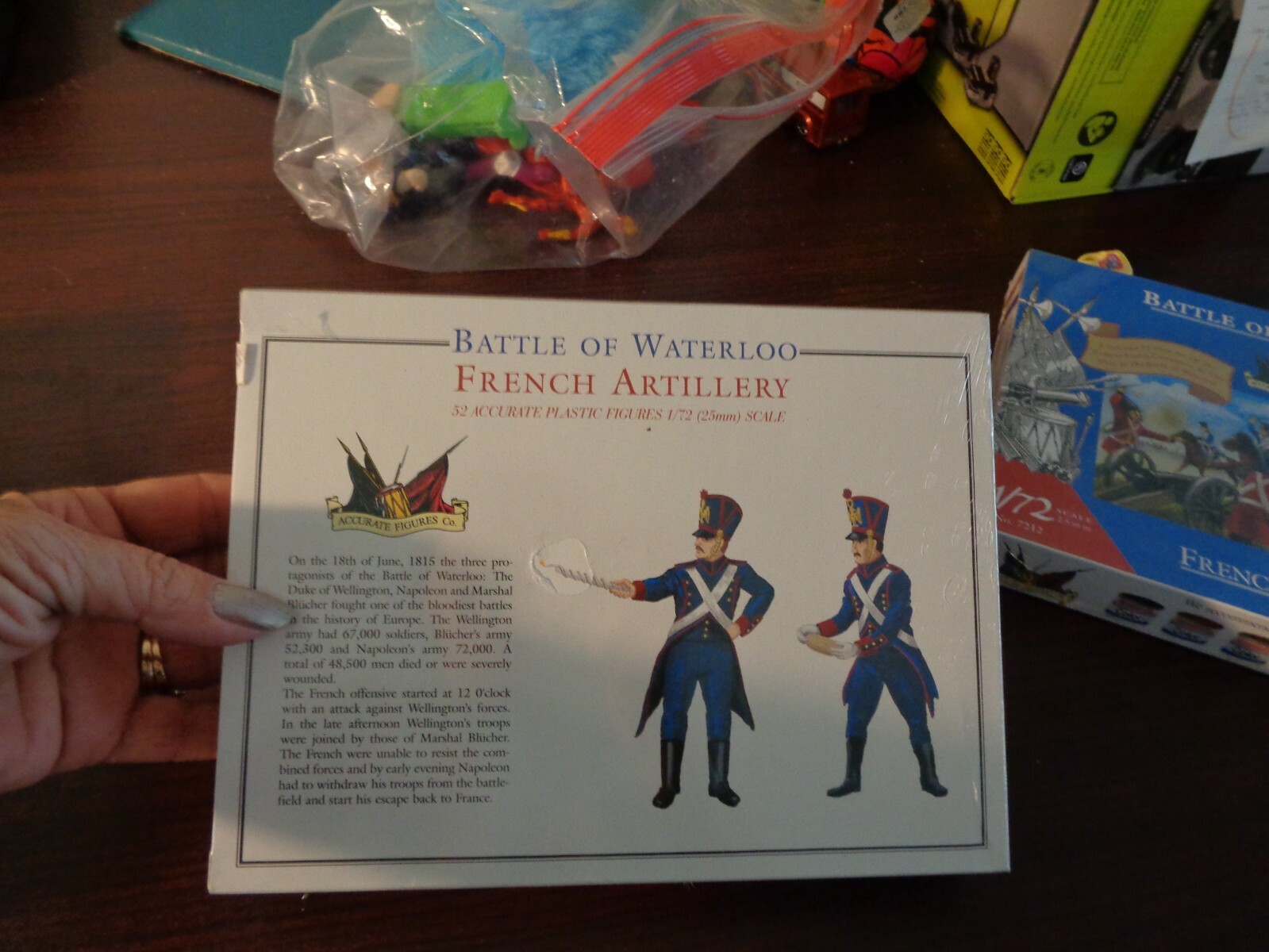 British Artillery - Battle of Waterloo History # 7211 Plastic Model Kit ...