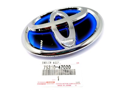 7531047020 OEM NEW FRONT GRILL Emblem Logo for TOYOTA HIGHLANDER HV ...