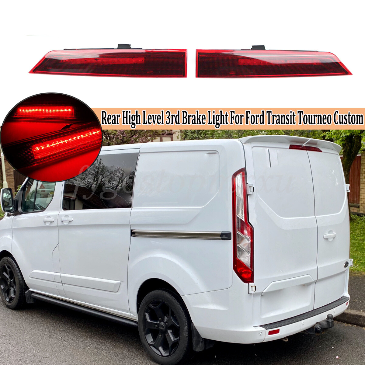 High Level 3rd Brake Stop Red LED Light For Ford Transit Tourneo Custom ...