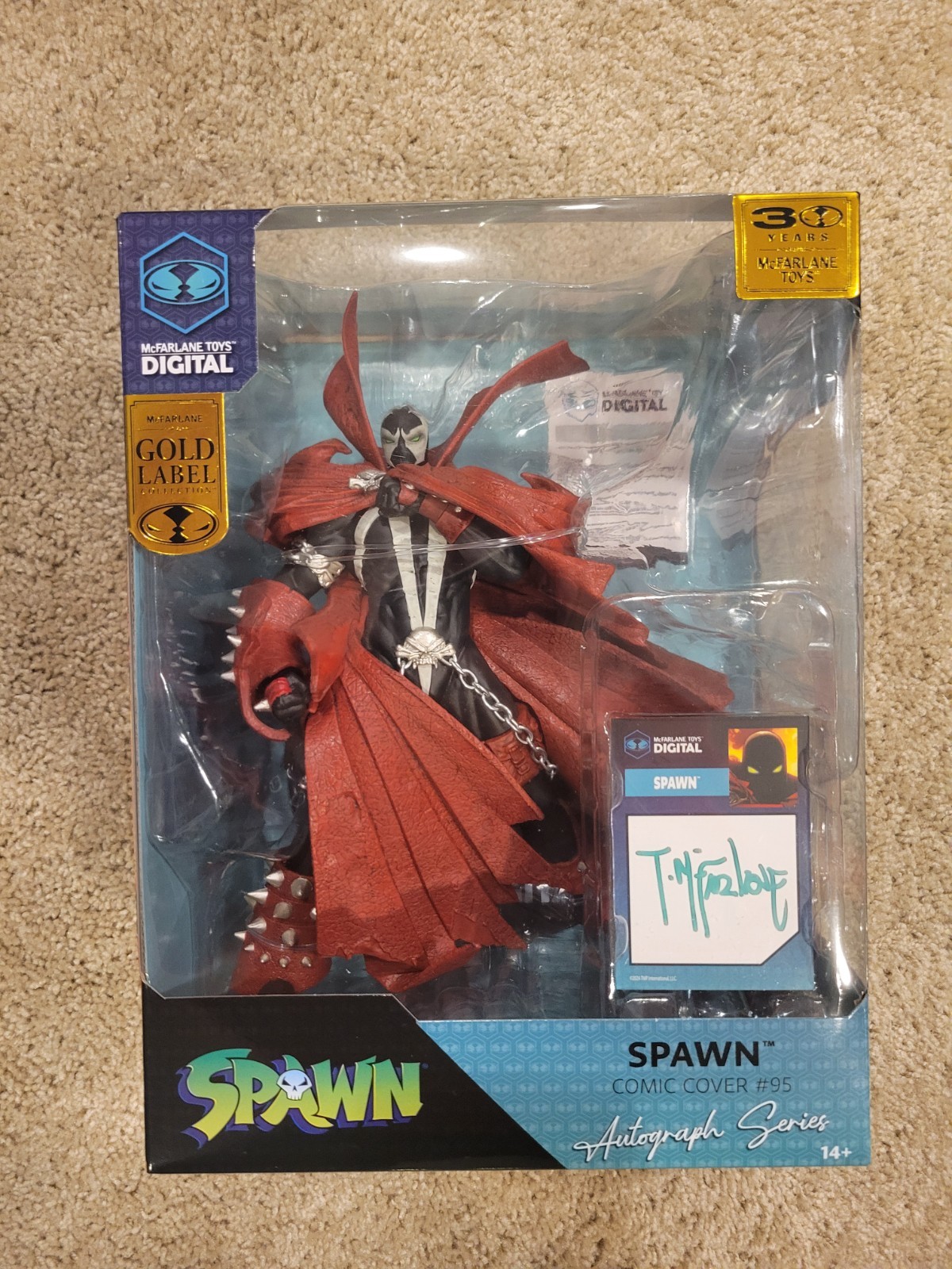McFarlane Toys Spawn Autographed Signed Comic Cover #95 30th Ann 1:7 ...
