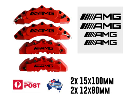 4x Mercedes AMG A45 Brake Caliper Sticker Decal BLACK V2 | eBay Australia