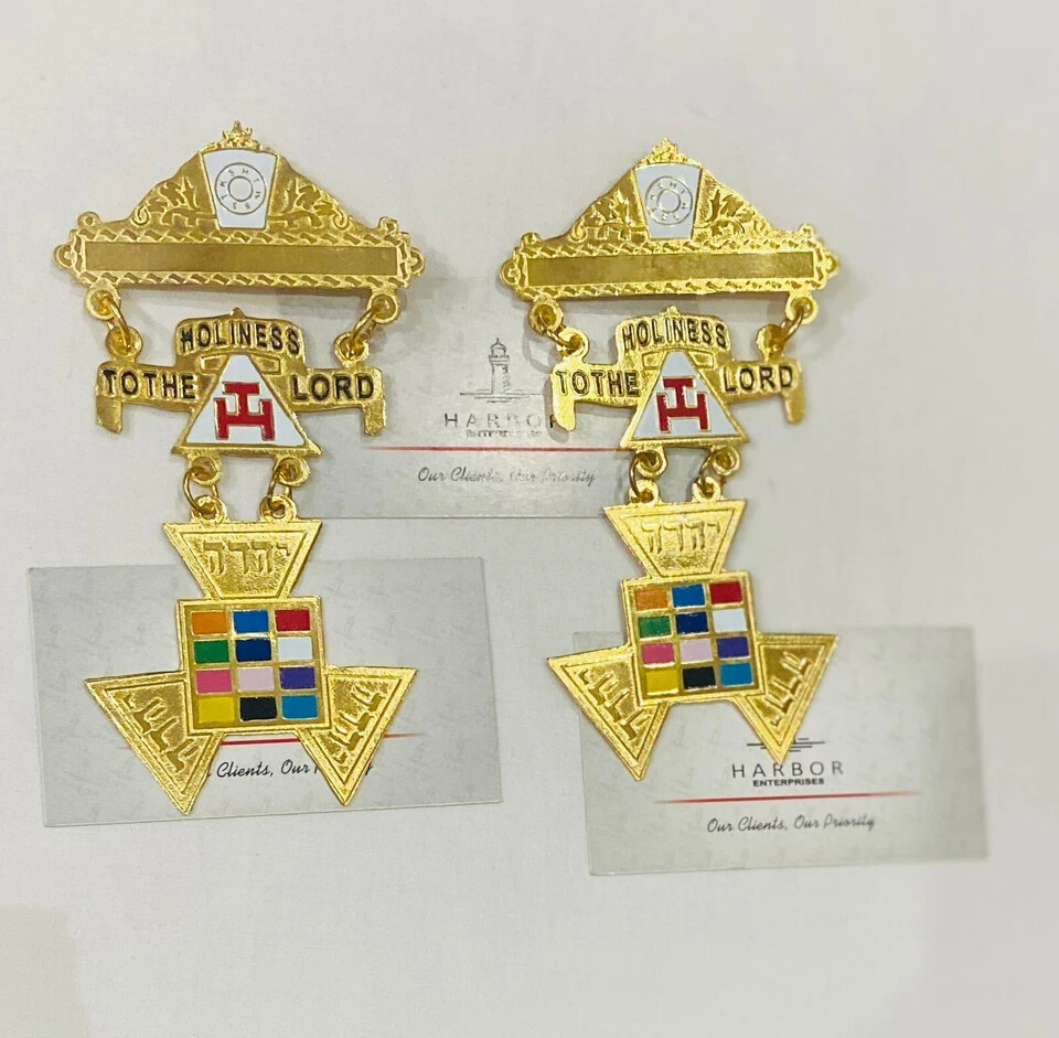 Masonic Past High Priest Royal Arch Chapter Breast Jewel–Triple Tau ...