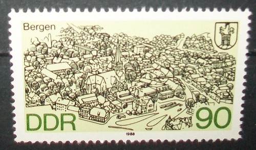 N°496X STAMP GERMAN DEMOCRATIC REPUBLIC DDR 1988 NEW WITHOUT FOLD aus ...