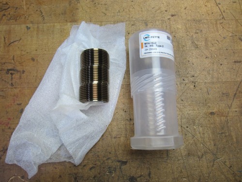 LMT FETTE M14-M16X2 1K HS Type 2 thread rolling die set, F2 head, Axial ...
