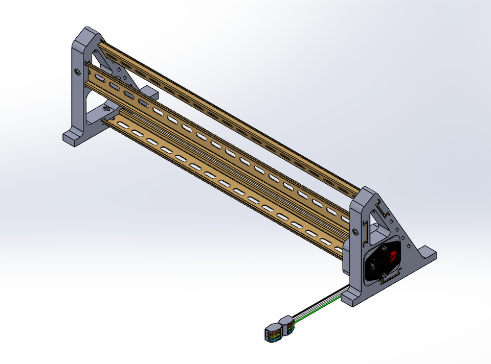 PLC Trainer DIN Rail Stand: Allen-Bradley/Siemens/Omron/Mitsubishi ...