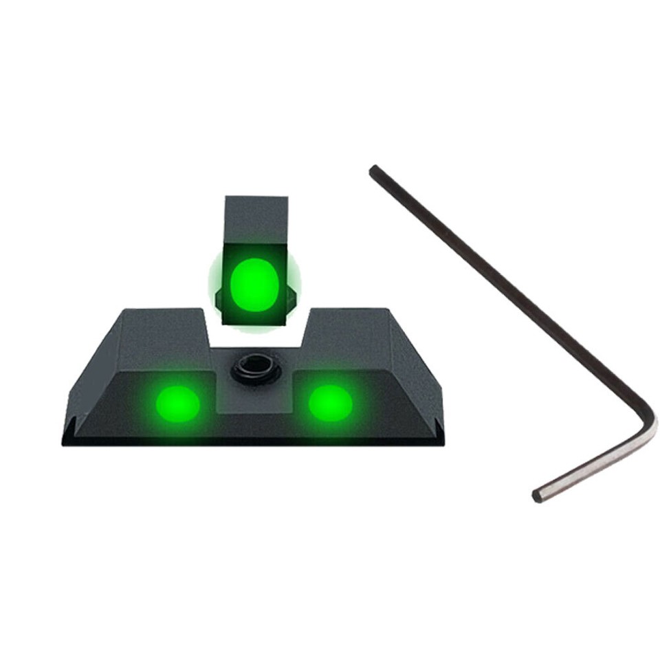 Tactical Green Glow In The Dark Night Sights For Glock 17,19,22,23,27 ...