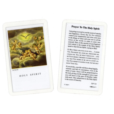 Holy Cards - Laminated Prayer Cards