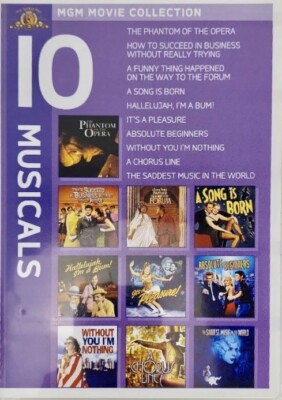 MGM Movie Collection 10 Musicals DVD, 2010, 6-Disc Set 883904231004 | eBay