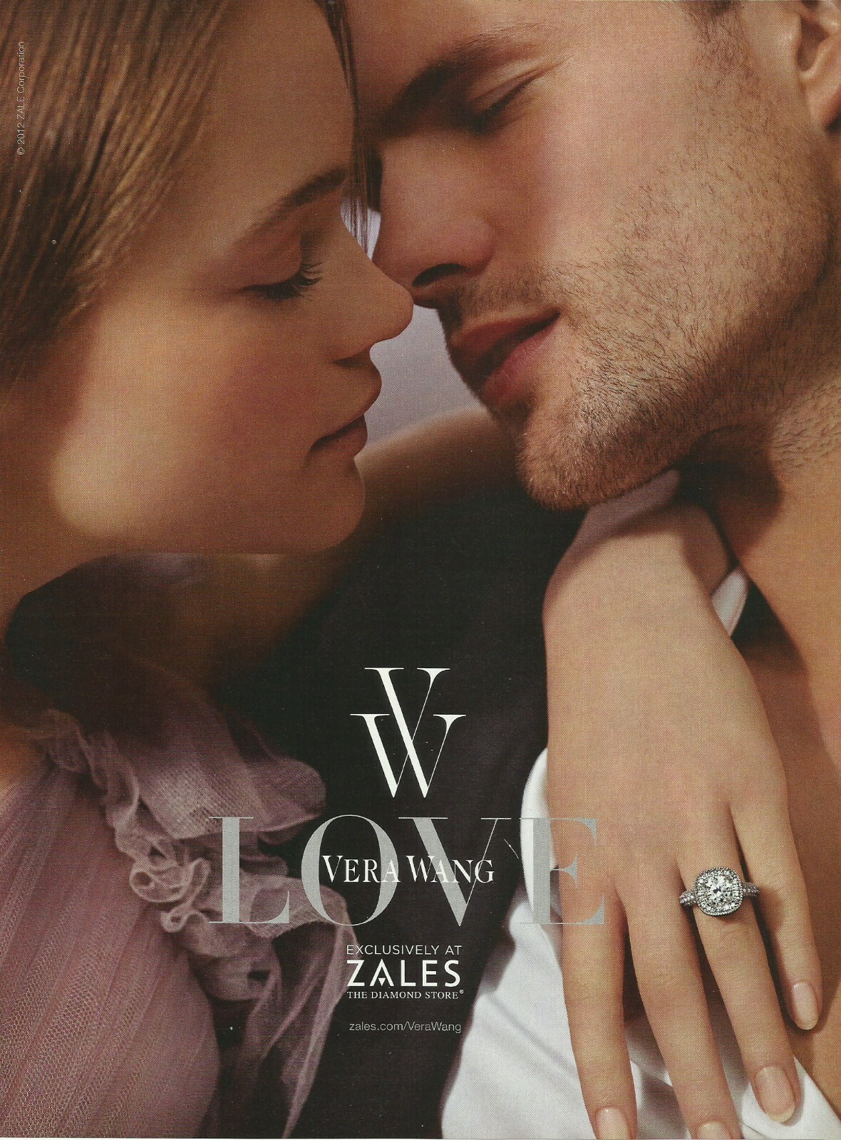 2012 Vera Wang Love Collection Diamond Wedding Rings print ad ...