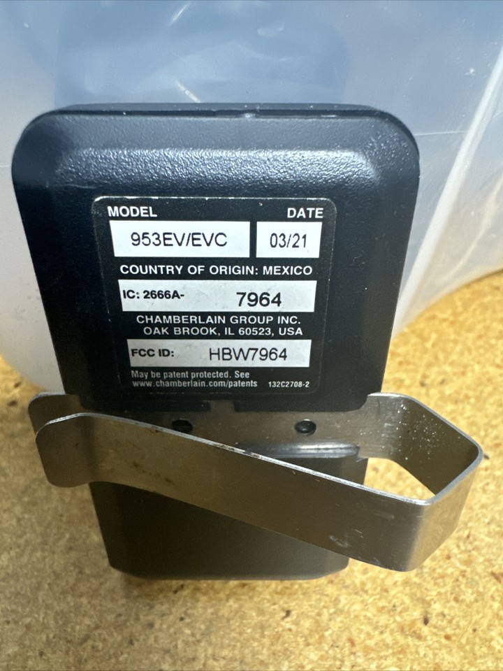 Chamberlain 3 Button Garage Door Opener Remote 953ESTD | eBay