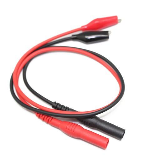 Two insulated Alligator Clip lead sets 4 FLUKE EXTECH multimeter44cm ...