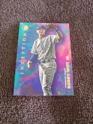 2021 Bowman Inception Bobby Witt Jr Kansas City Royals 100Pt Baseball ...