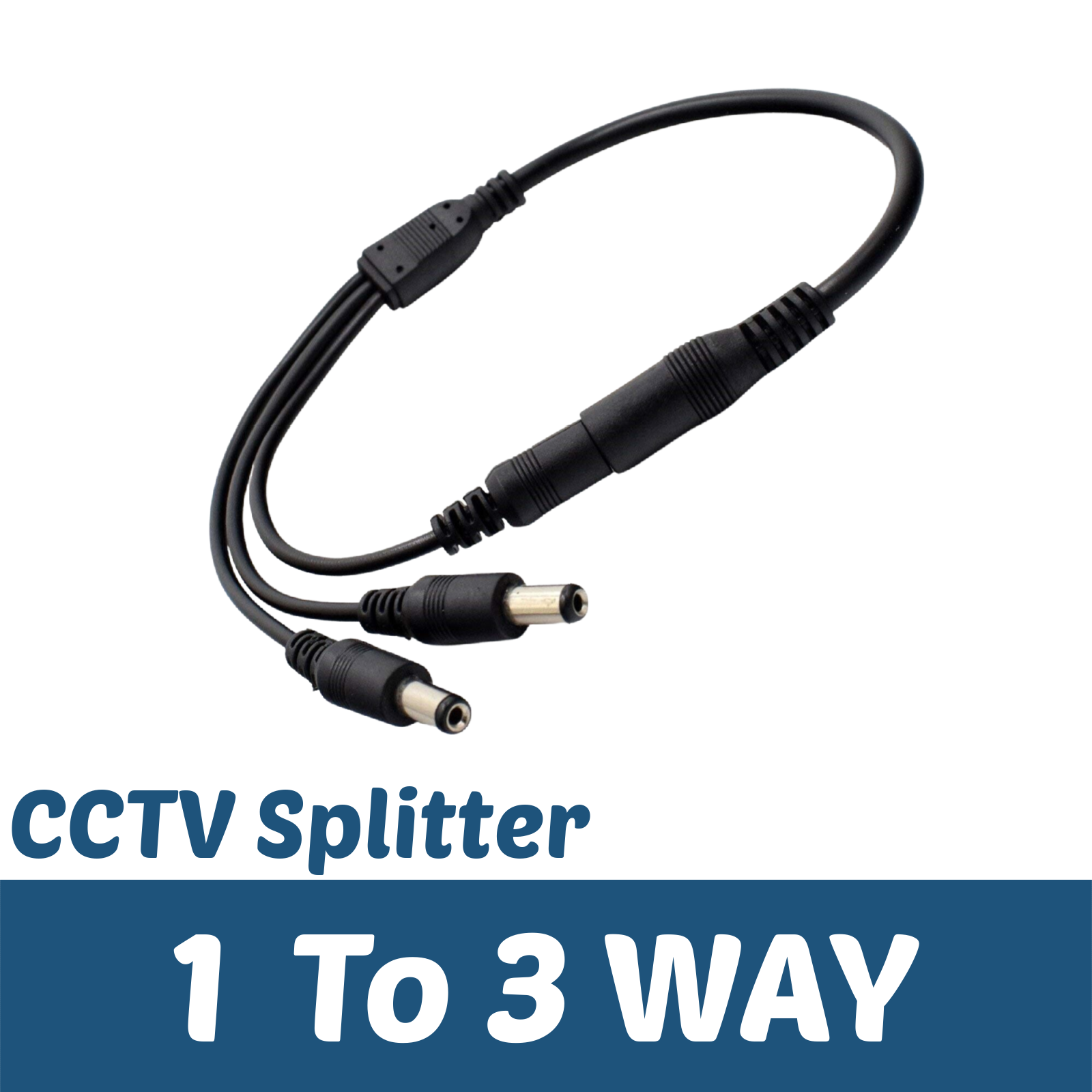 CCTV Power Splitter Cable For Camera 12V DC 2.1mm Female to 2, 3, 8 Way ...