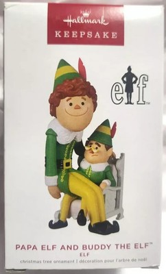 Hallmark 2022 Papa Elf and Buddy the Elf Keepsake Ornament NIB | eBay