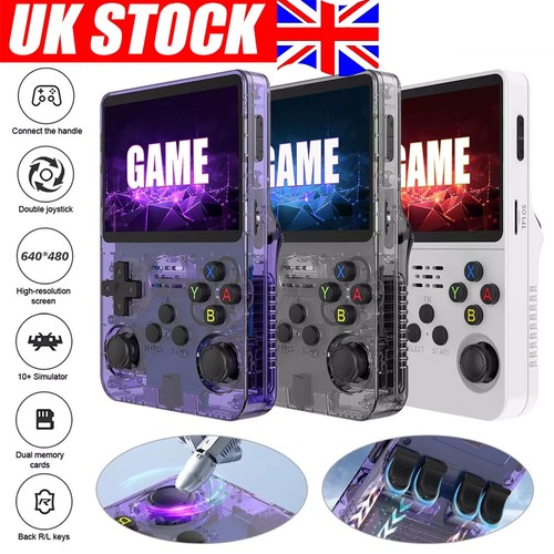 128g R36S Retro Handheld Video Game Console Linux System 3.5Inch Ips ...