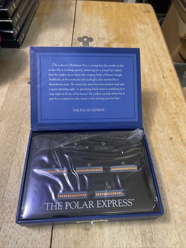 Polar Express Miniature Train Ornament Set Hallmark Keepsake Nello ...