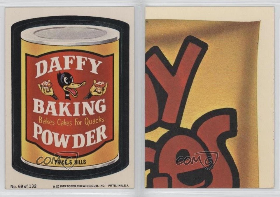 1979 Topps Wacky Packages Rerun Series 2 Daffy Baking Powder (One Star ...