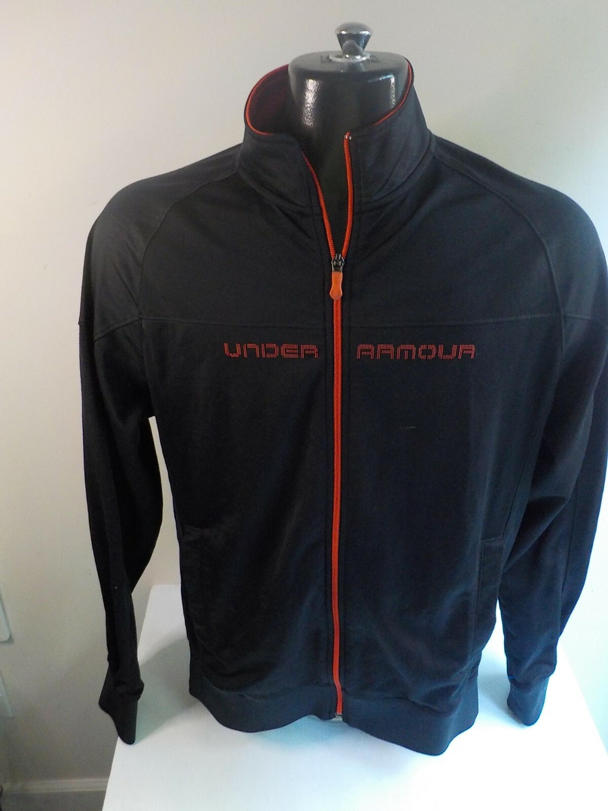 UNDER ARMOUR Full Zipper Track Jacket with Pockets-Bl… - Gem