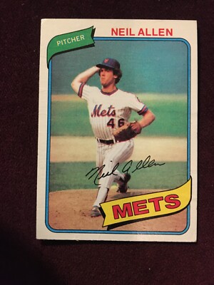1980 Topps #94 Mets Neil Allen Baseball Card | eBay