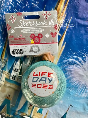 2022 Disney Parks Star Wars Galaxy's Edge Wookie Life Day Blue Orb ...