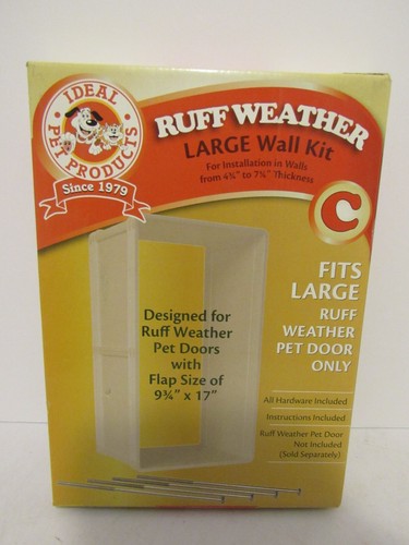 Ideal Pet Products Ruff Weather Large Wall Kit RWXLWK Fits Flap 9 3/4 ...