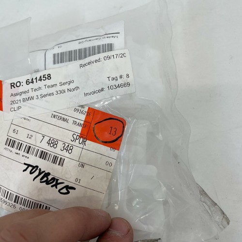 BMW M3 G20 318D 320D 320DX 320I 1.6 330D 330I Clip Wet Area 51127488348 ...