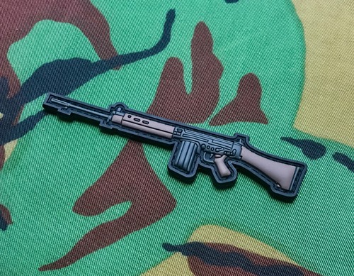 L1A1 Self Loading Rifle 3D PVC Uniform Patch SLR C2A1 Rhodesia UKSF SAS ...