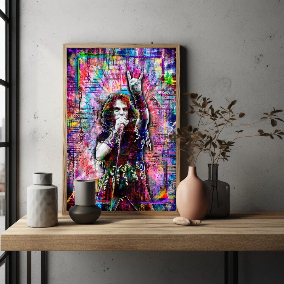 DIO, Ronnie James Dio 8x10in Poster, DIO POSTER Dio Tribute Free ...