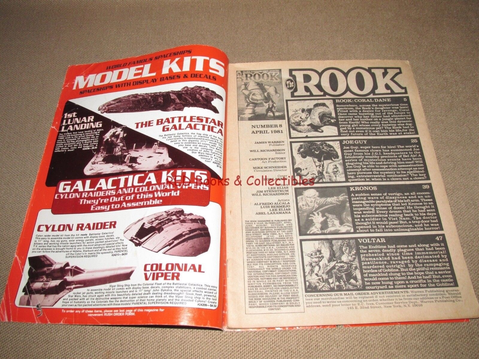 The Rook Magazine by Lee Elias Jim Stenstrum No 8 April 1981 | eBay