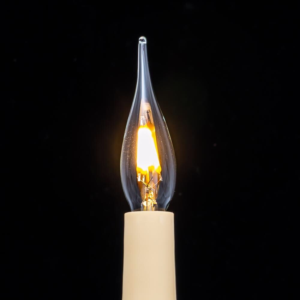 240v E10 LED FILAMENT CANDLE BULB - DIMMABLE - 2.5w | eBay UK