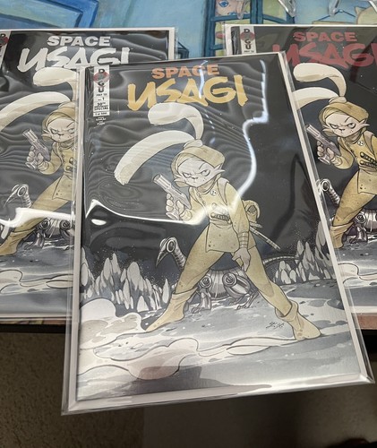 SPACE USAGI #1 Peach Momoko Foil Variant Set of 3 SDCC Comic Con LE 500 ...
